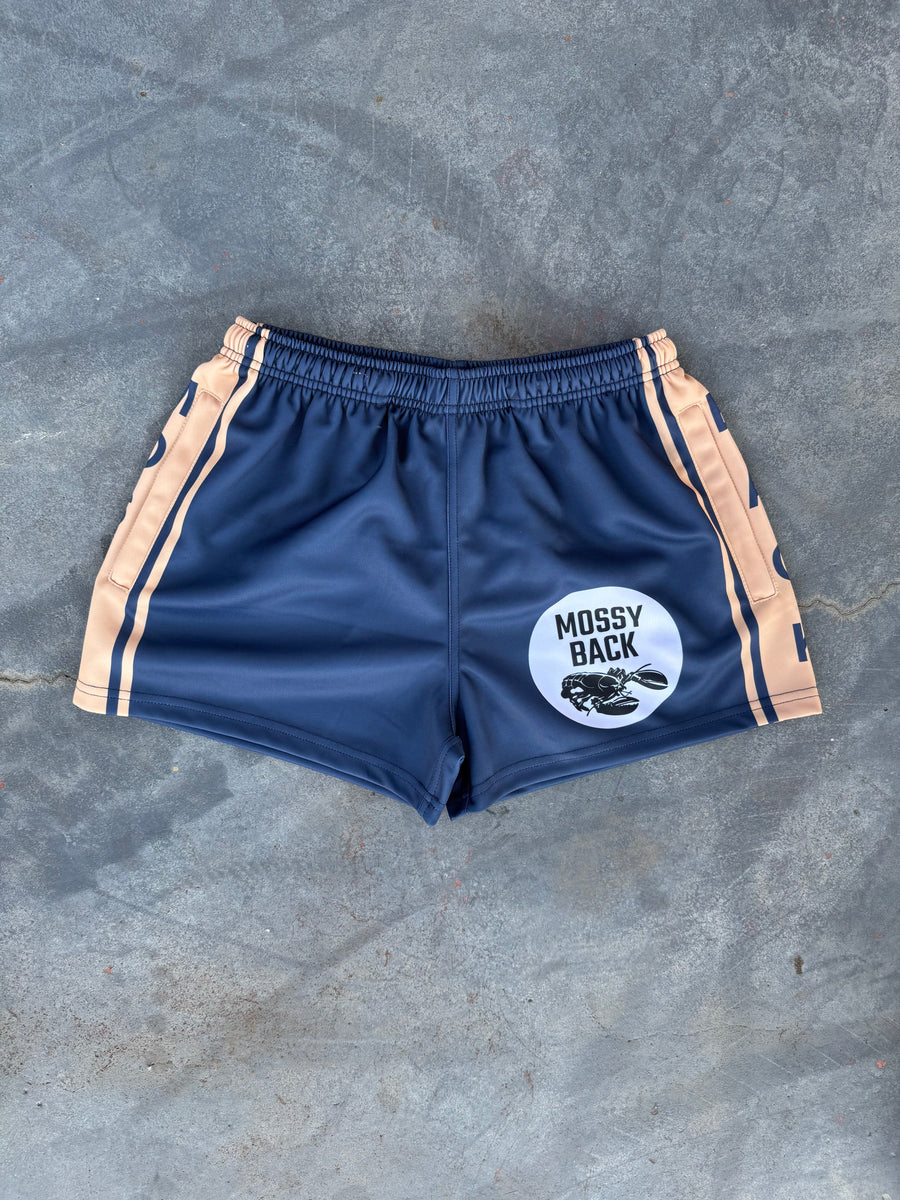 FOOTY/RUGBY Shorts with Zip Pockets – Mossy Back