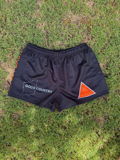 FOOTY/RUGBY Shorts with Zip Pockets – Mossy Back
